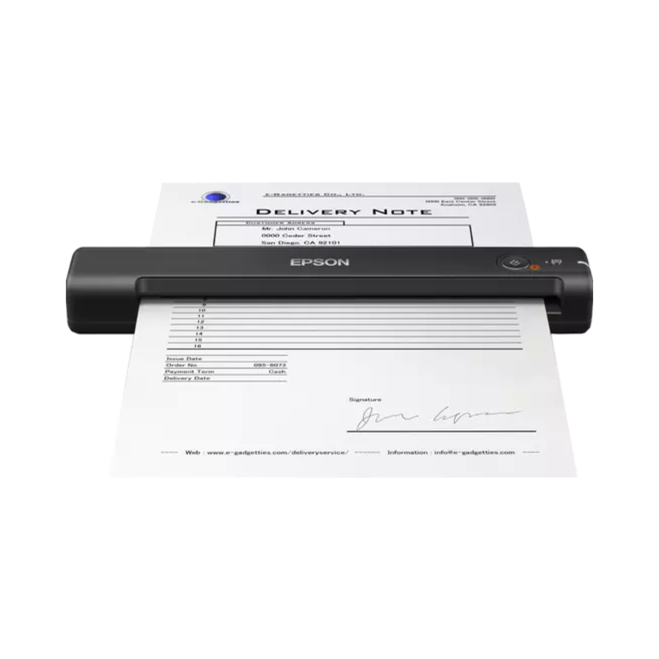 Escáner Epson ES-50 Portátil Manual A Color USB - Mega Computer Colombia